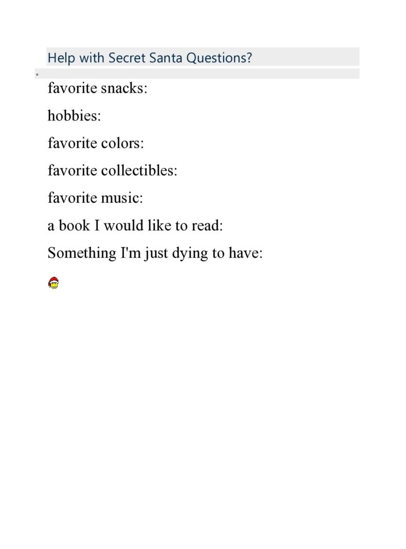 27 Printable Secret Santa Questionnaire Templates ᐅ TemplateLab
