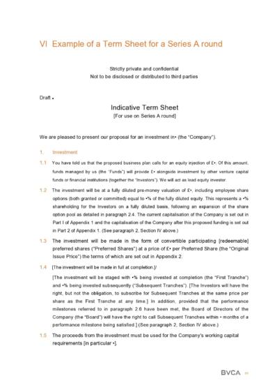 47 Simple Term Sheet Templates [Word] ᐅ TemplateLab