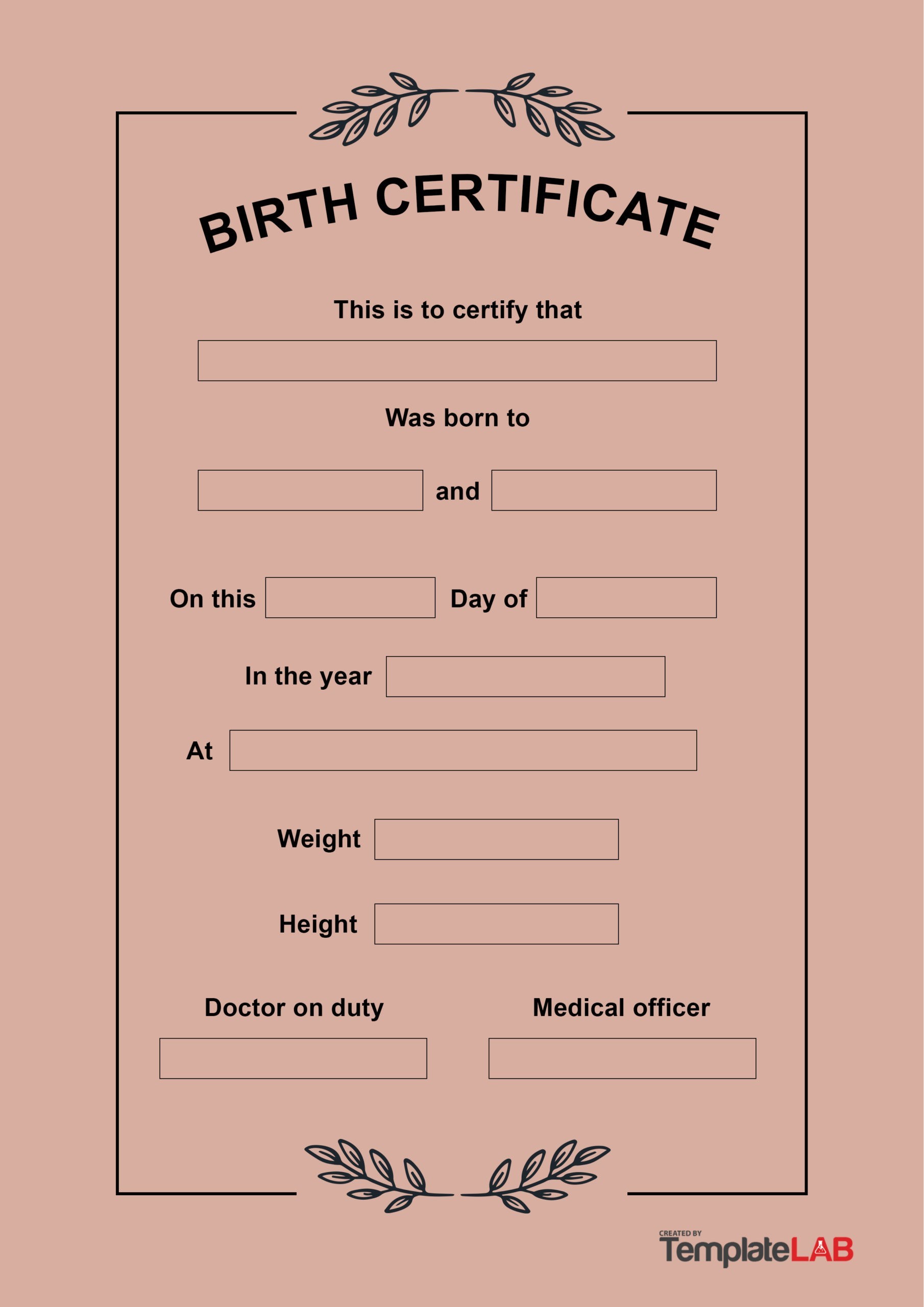Cat Birth Certificate Free Printable Cat Birth Certificate Free Printable