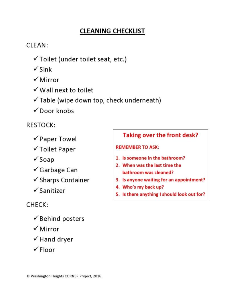42 Printable Bathroom Cleaning Checklists [Word, PDF, Excel]