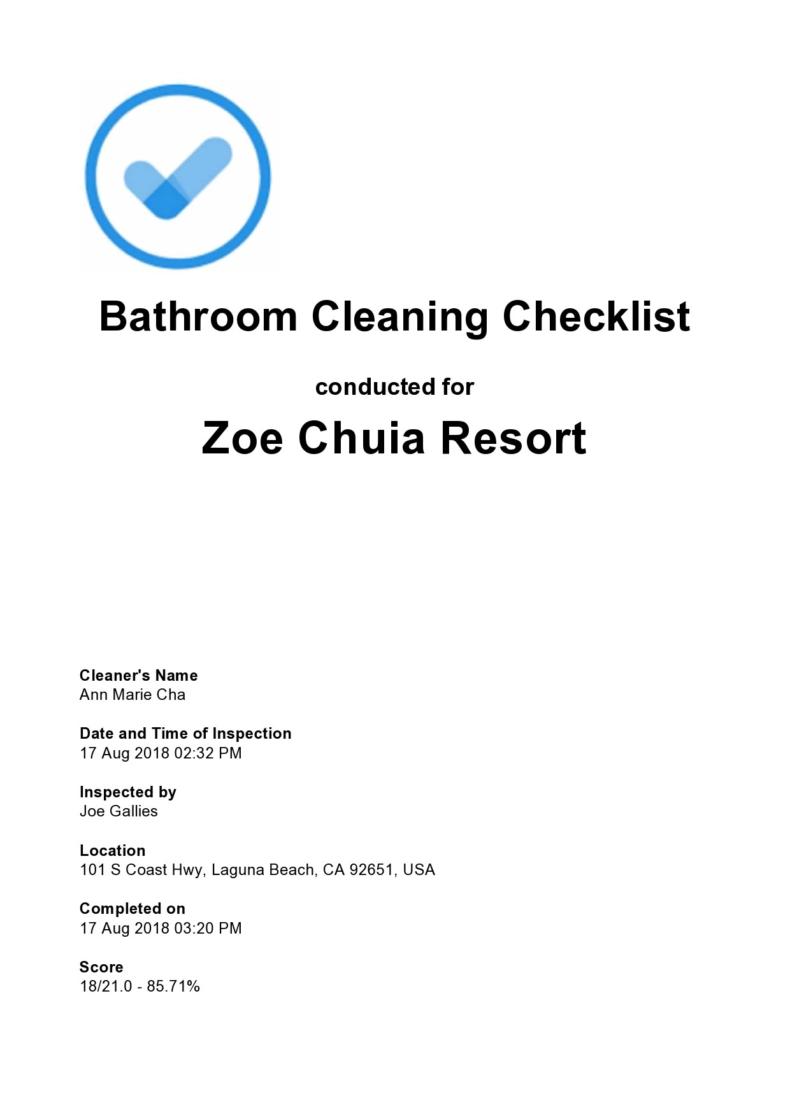 49 Printable Bathroom Cleaning Checklists [Word] ᐅ TemplateLab