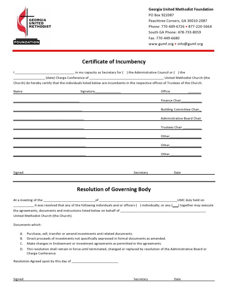 50-best-certificate-of-incumbency-samples-free-templatelab