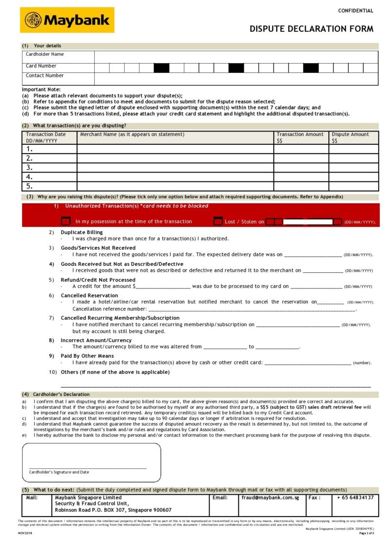 50 Best Credit Dispute Letters Templates [Free] ᐅ TemplateLab