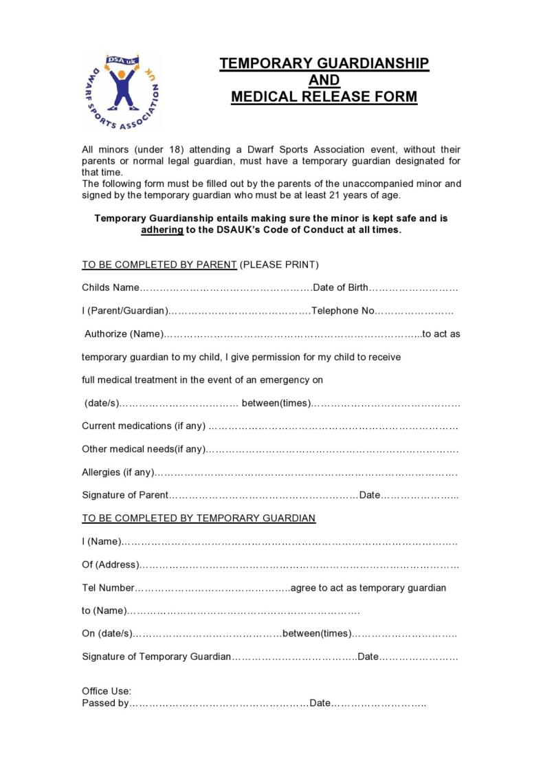 50 Free Guardianship Forms [Temporary / Permanent] ᐅ TemplateLab