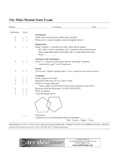 47 Free Mental Status Exam Templates (MSE Examples) ᐅ TemplateLab