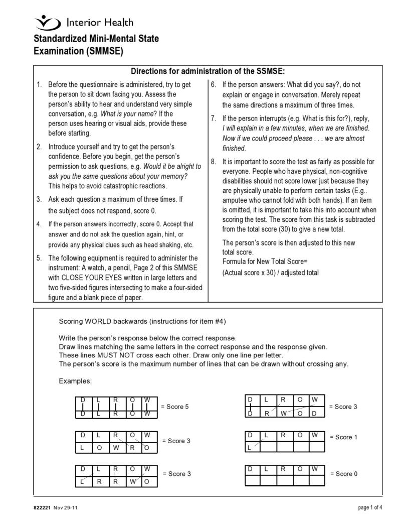 47 Free Mental Status Exam Templates (MSE Examples) ᐅ TemplateLab