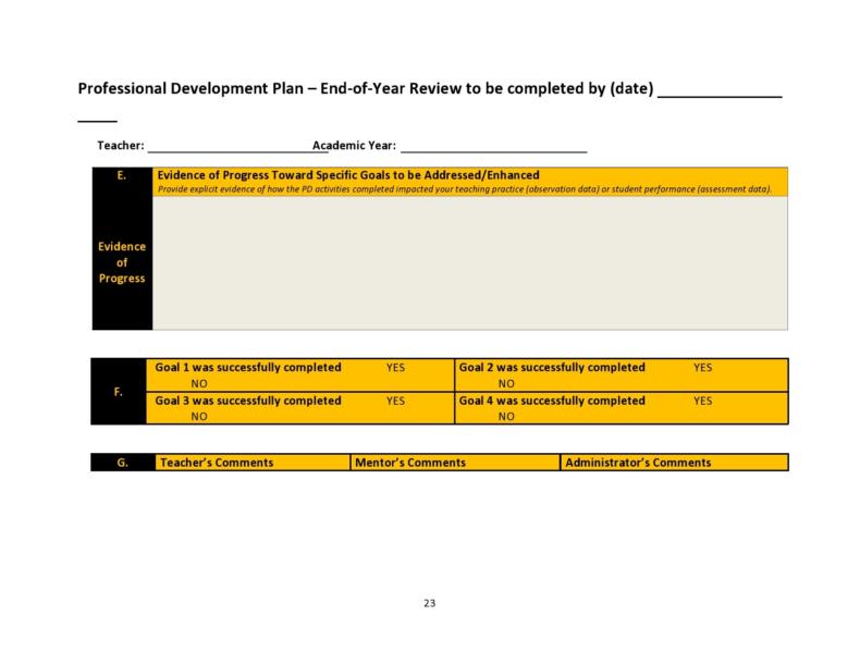 50 Professional Development Plan Templates (Free) ᐅ