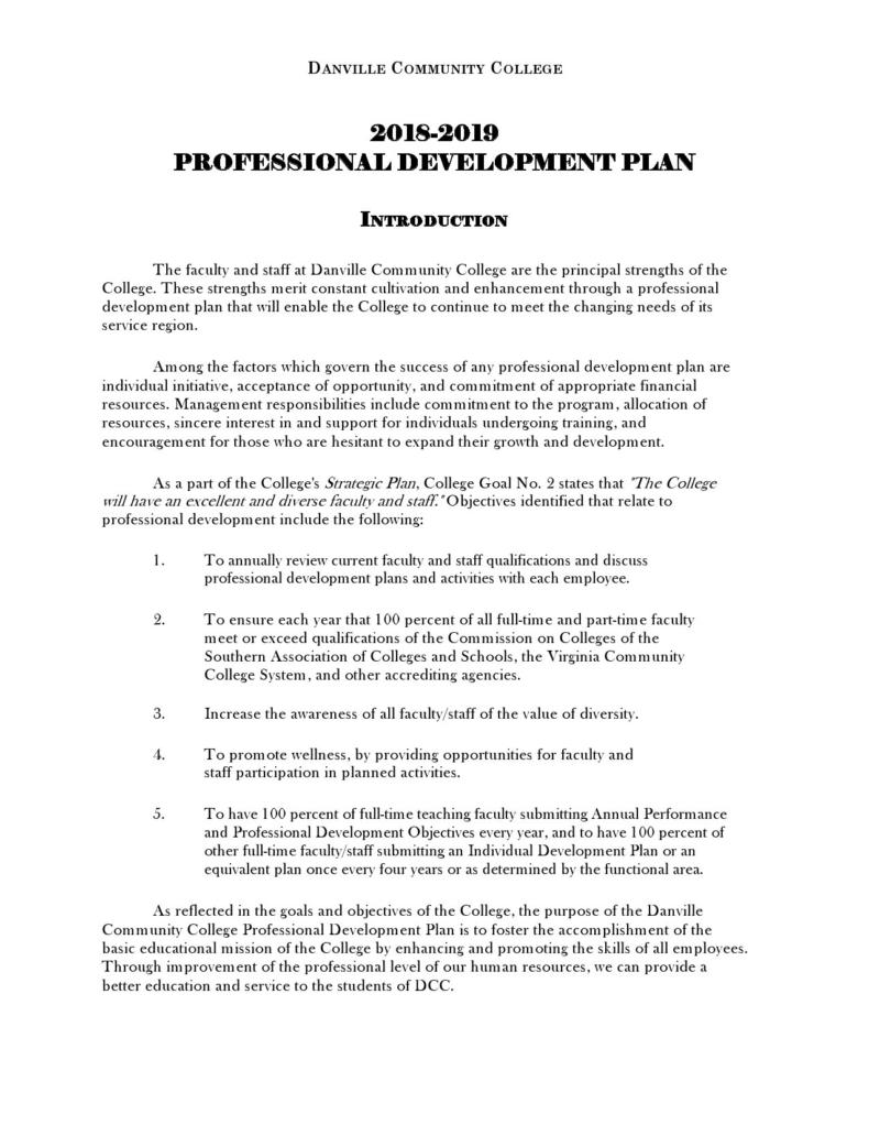 50 Professional Development Plan Templates (Free) ᐅ