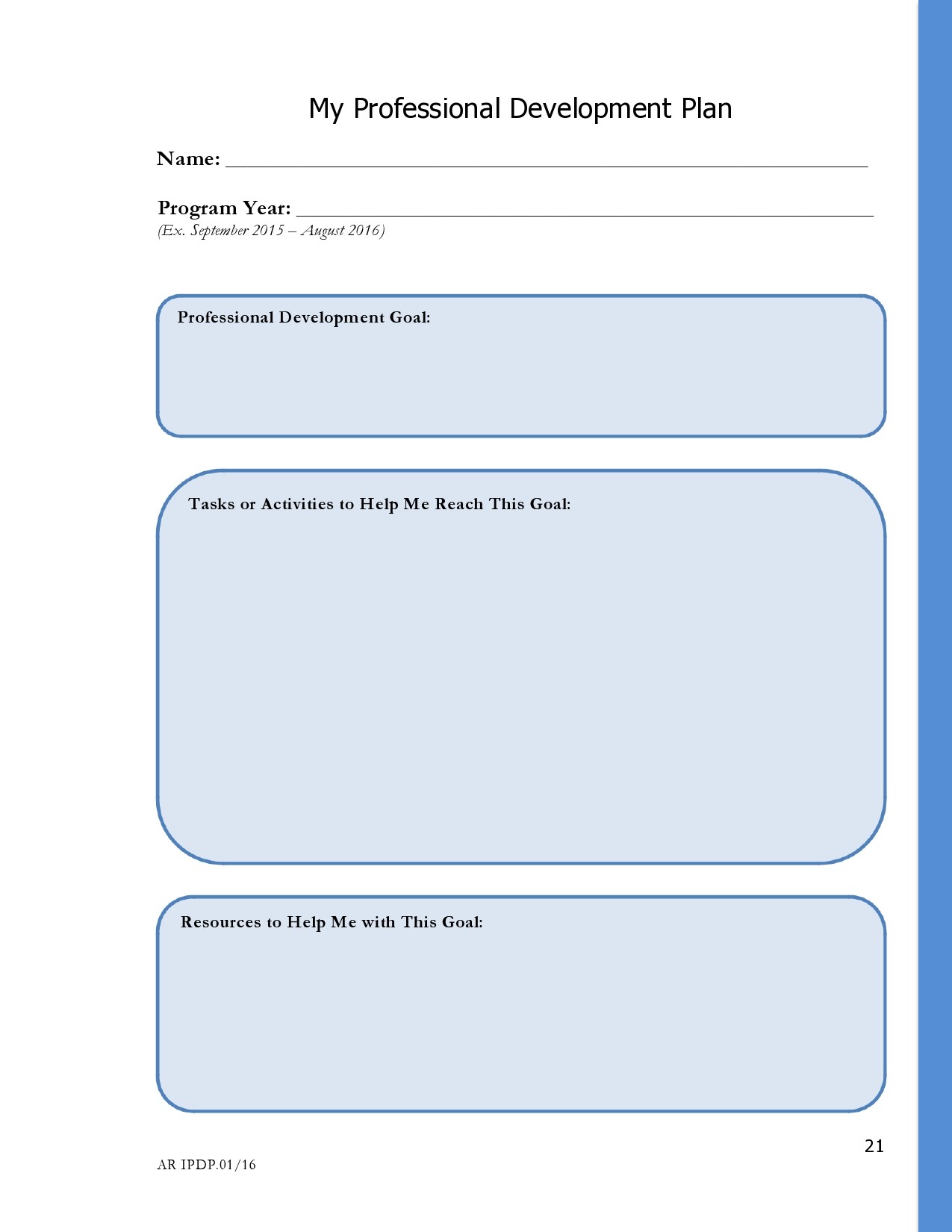 50 Professional Development Plan Templates (Free) ᐅ