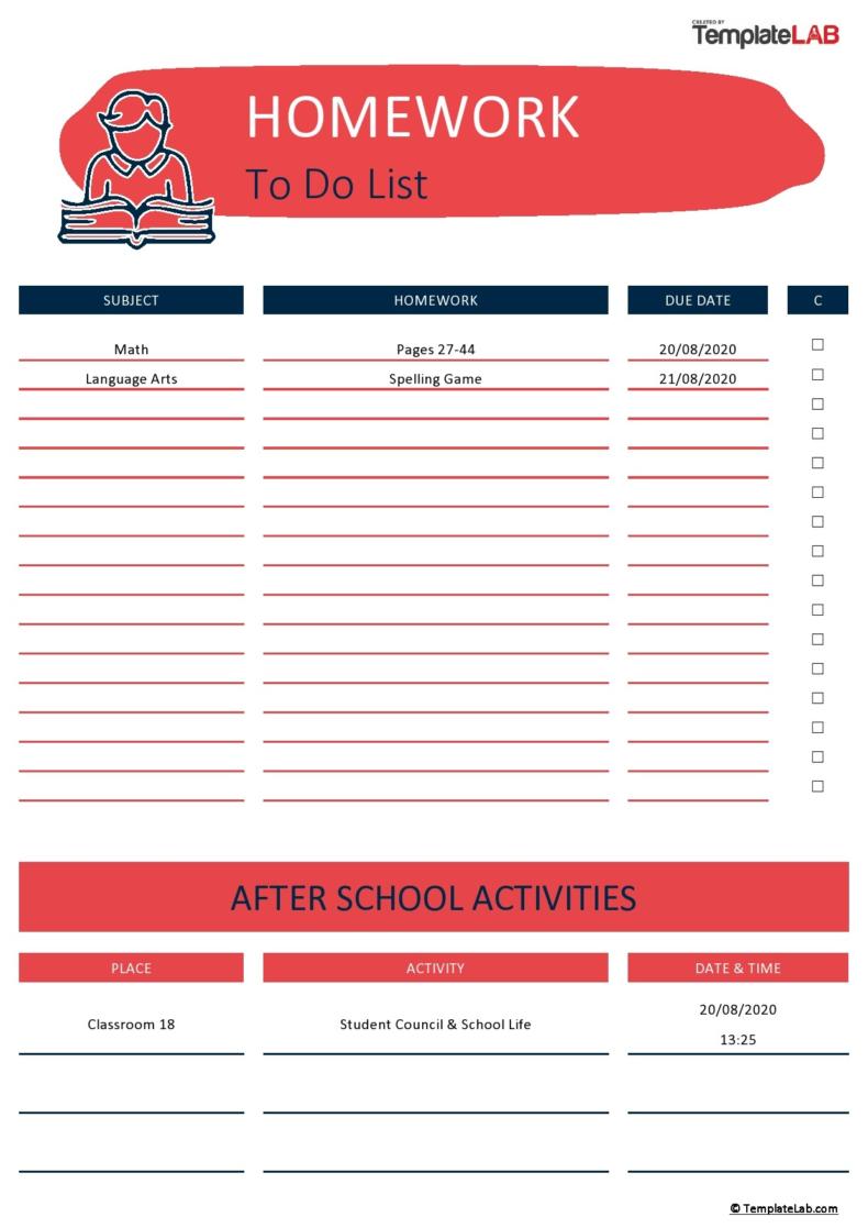 27 Printable To Do List & Checklist Templates (Excel, Word, PDF)