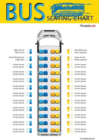 19 Great Seating Chart Templates (Wedding, Classroom + more)