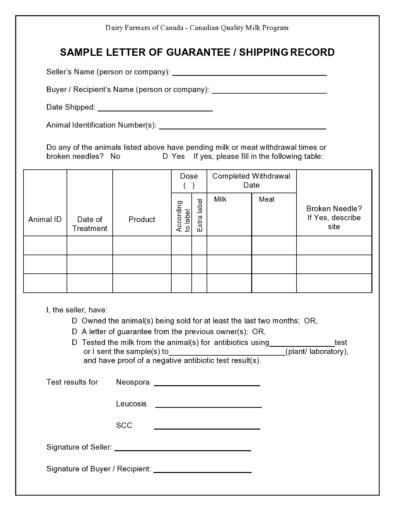 45 Professional Letter Of Guarantee Samples ᐅ TemplateLab