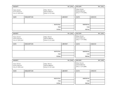30 Editable Purchase Receipt Templates (Word / Excel) ᐅ TemplateLab