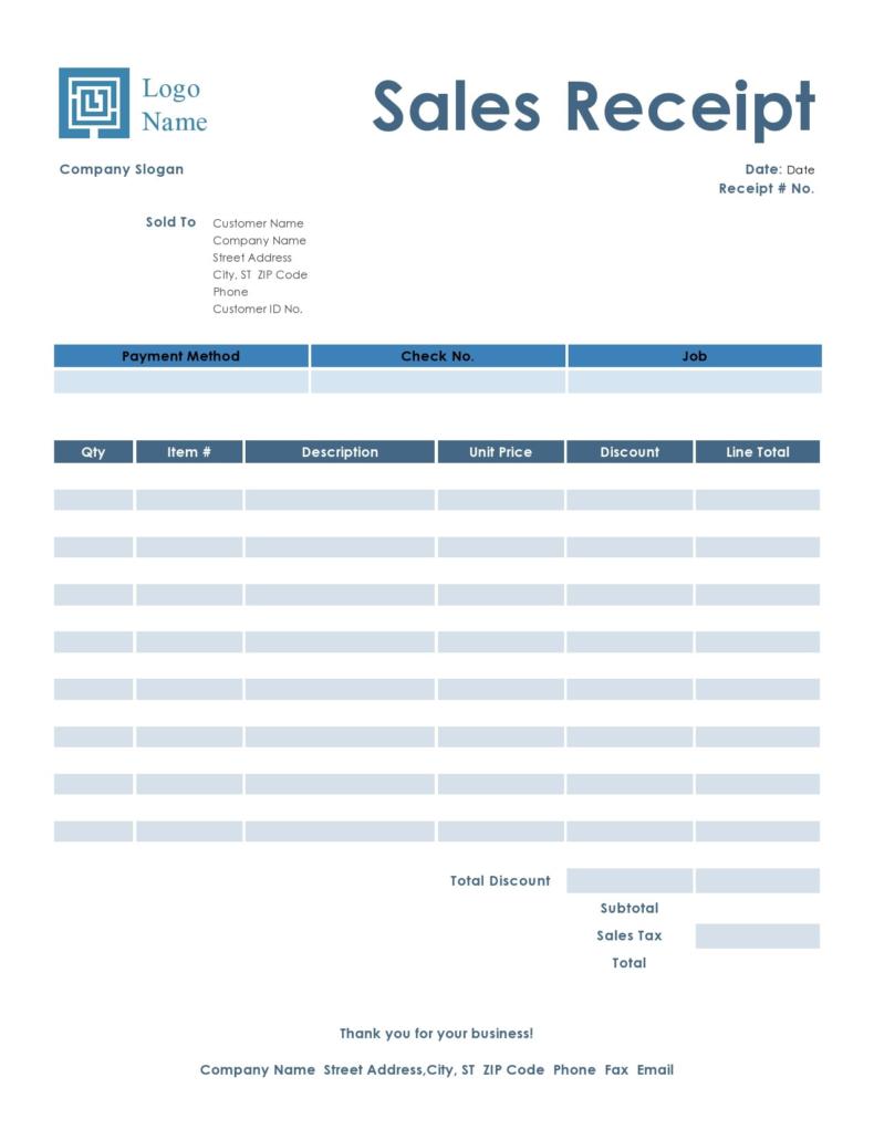 30 Editable Purchase Receipt Templates (Word / Excel) ᐅ TemplateLab