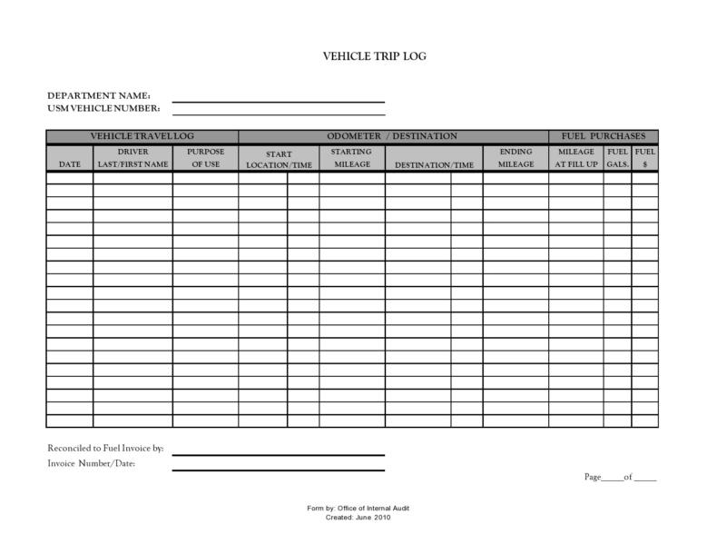 42 Useful Travel Log Templates (100% Free) ᐅ TemplateLab