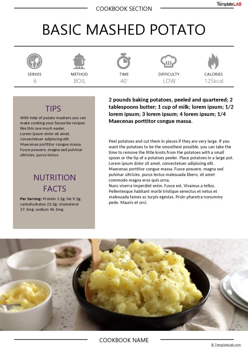 42 Perfect Cookbook Templates [+Recipe Book & Recipe Cards]