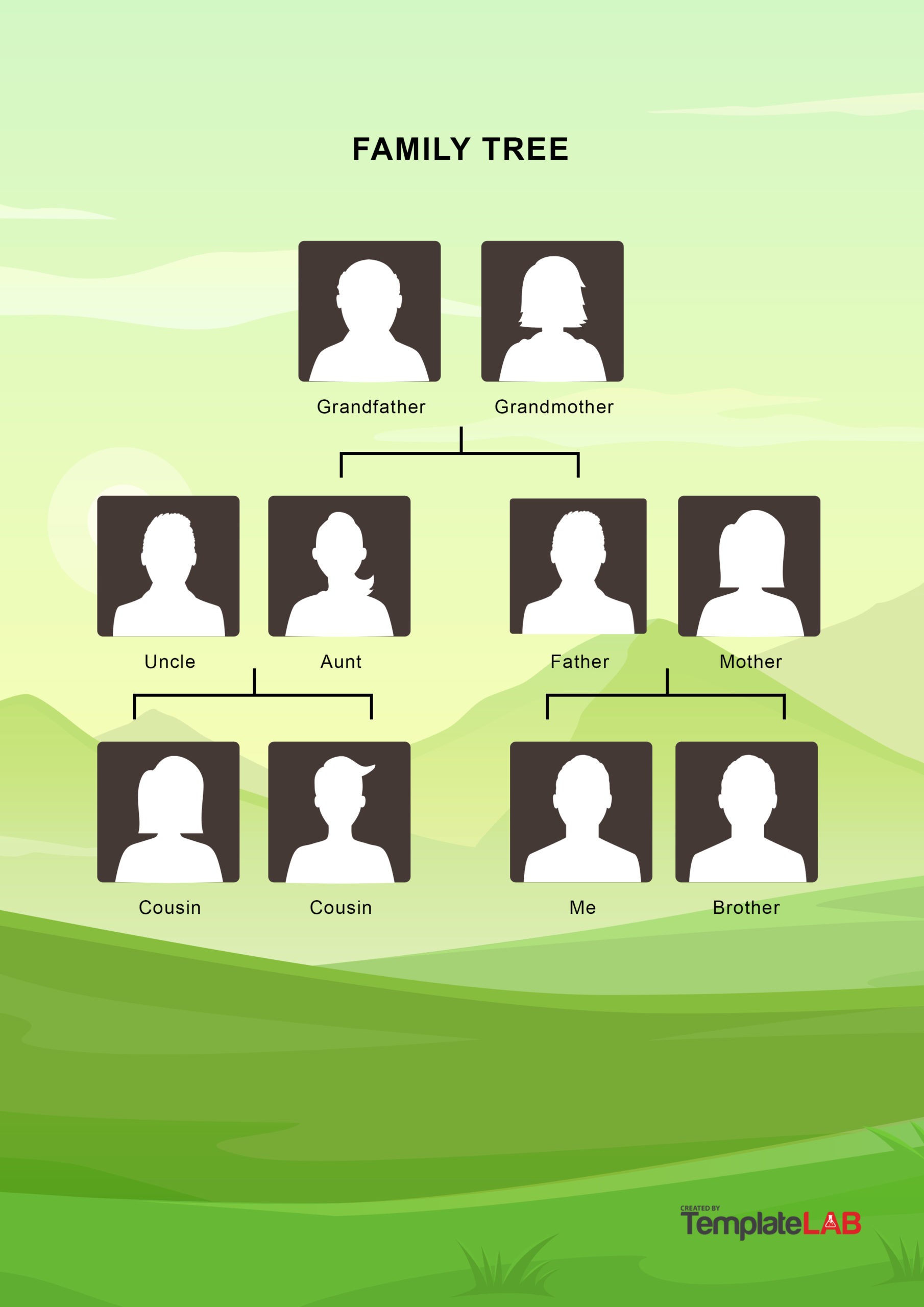 41+ Free Family Tree Templates (Word, Excel, PDF) ᐅ TemplateLab