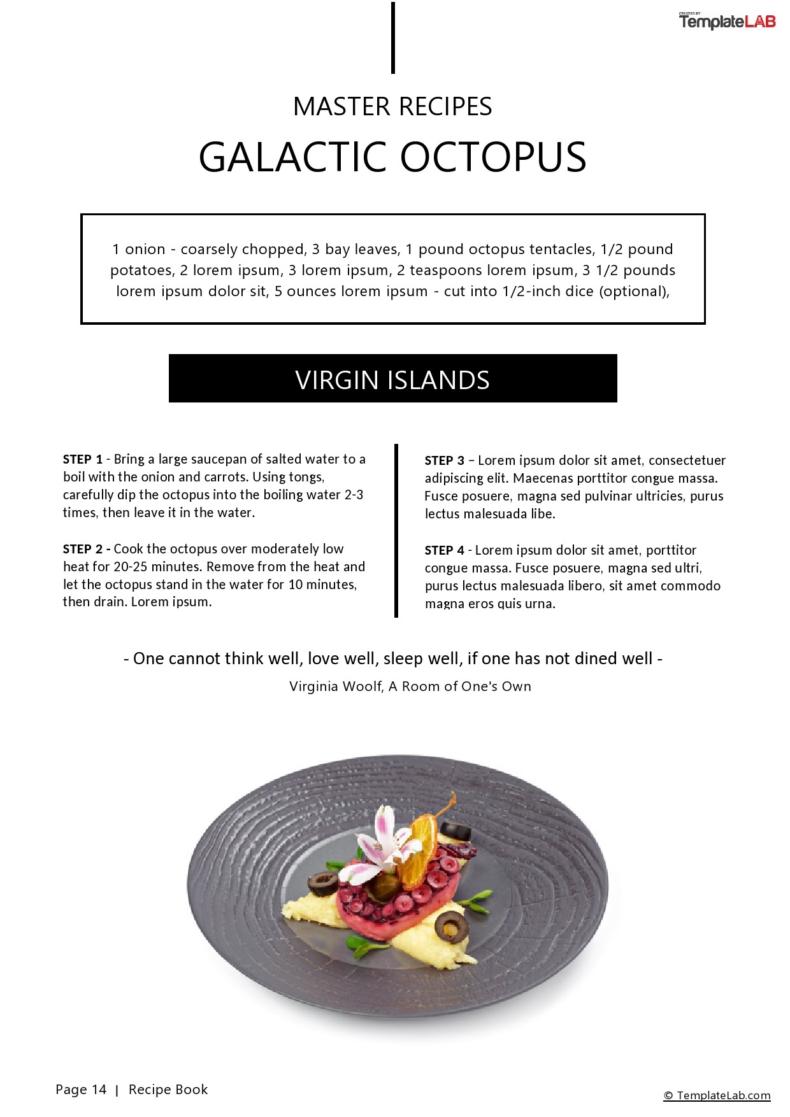 42 Perfect Cookbook Templates [+Recipe Book & Recipe Cards]