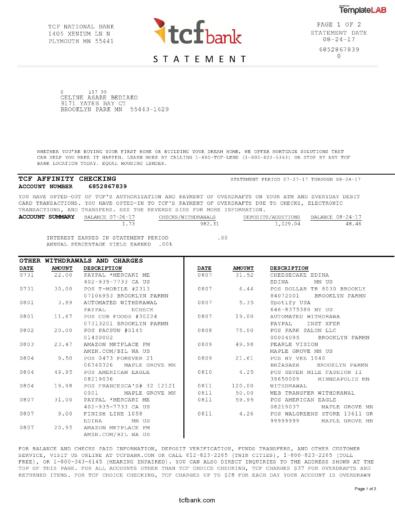 35 Editable Bank Statement Templates [FREE] ᐅ TemplateLab