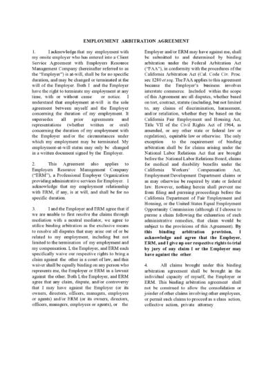 38 Best Arbitration Agreement Templates [+Examples] ᐅ TemplateLab