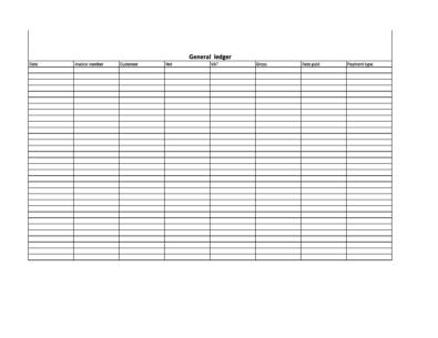 37 Perfect General Ledger Templates [Excel, Word] ᐅ TemplateLab