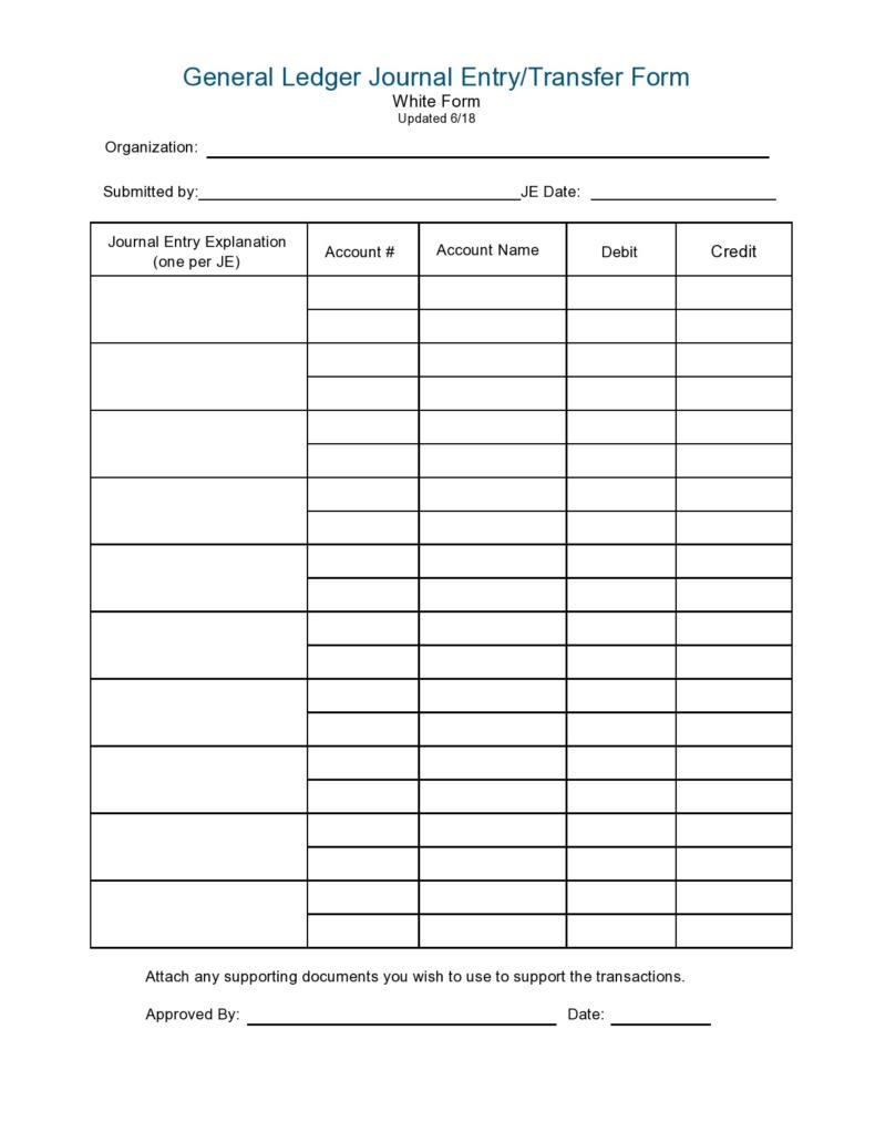 37 Perfect General Ledger Templates [Excel, Word] ᐅ TemplateLab