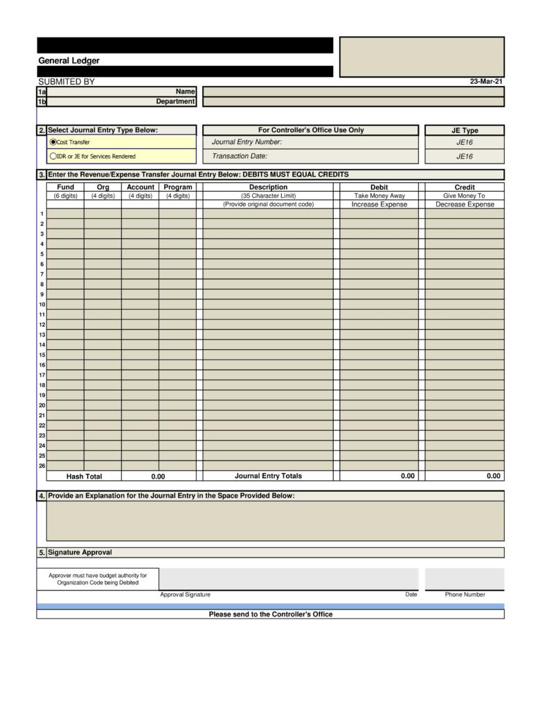 37 Perfect General Ledger Templates [Excel, Word] ᐅ TemplateLab