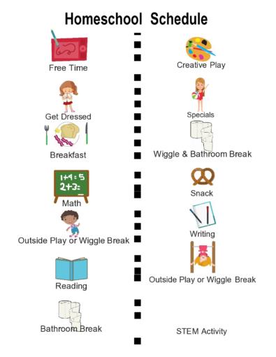 44 Editable Homeschool Schedule Templates [FREE]