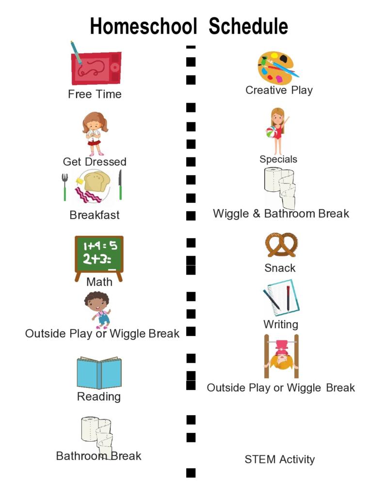 44 Editable Homeschool Schedule Templates [FREE]