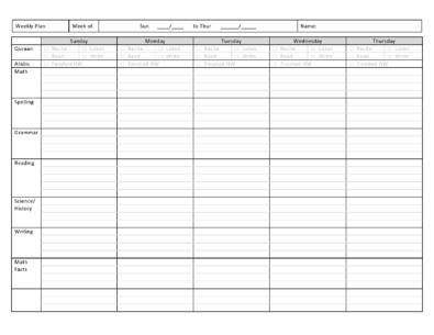 44 Editable Homeschool Schedule Templates [FREE]