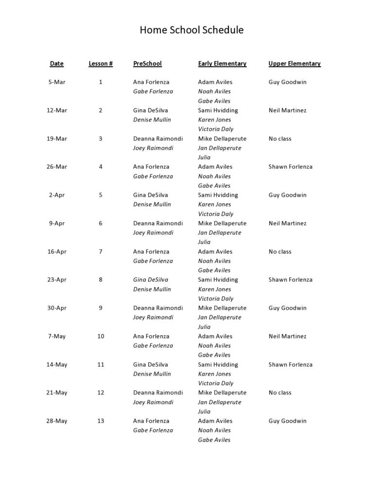 44 Editable Homeschool Schedule Templates [FREE]