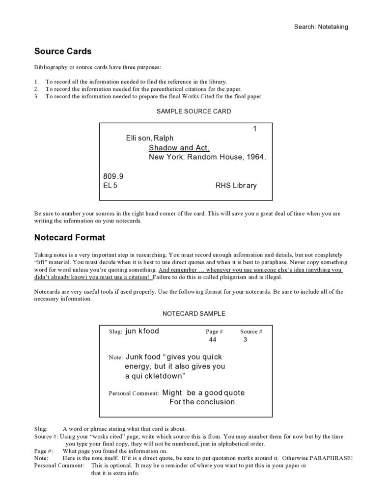 39 Simple Note Card Templates & Designs ᐅ TemplateLab