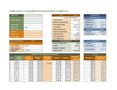 52 Free Payment Schedule Templates [Excel, Word] ᐅ TemplateLab