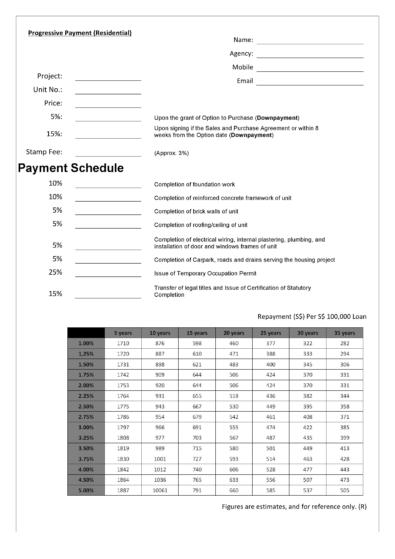 52 Free Payment Schedule Templates [Excel, Word] ᐅ TemplateLab