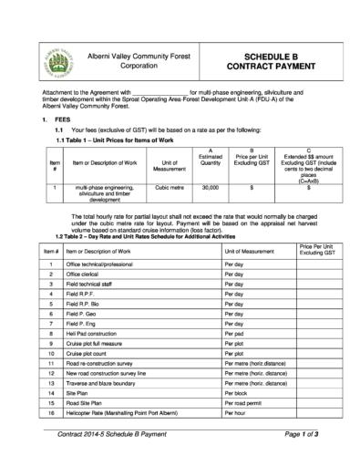 52 Free Payment Schedule Templates [Excel, Word] ᐅ TemplateLab