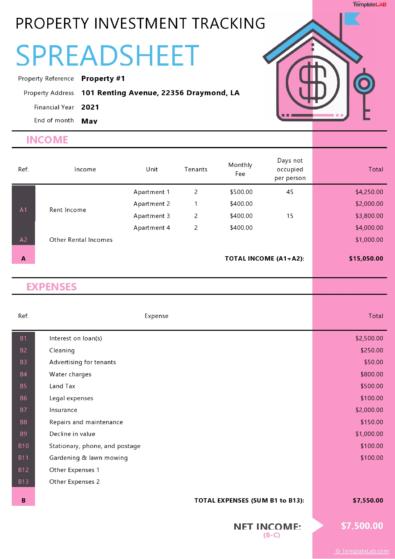 33 Free Investment Tracking Spreadsheets 💰 (Excel) ᐅ TemplateLab