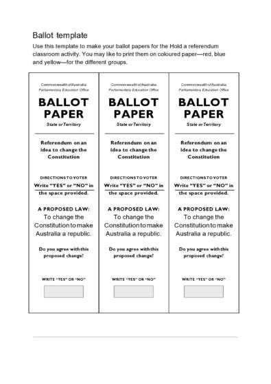 47 Free Voting Ballot Templates [Word, PDF] ᐅ TemplateLab