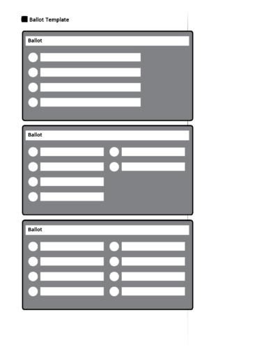 47 Free Voting Ballot Templates [Word, PDF] ᐅ TemplateLab