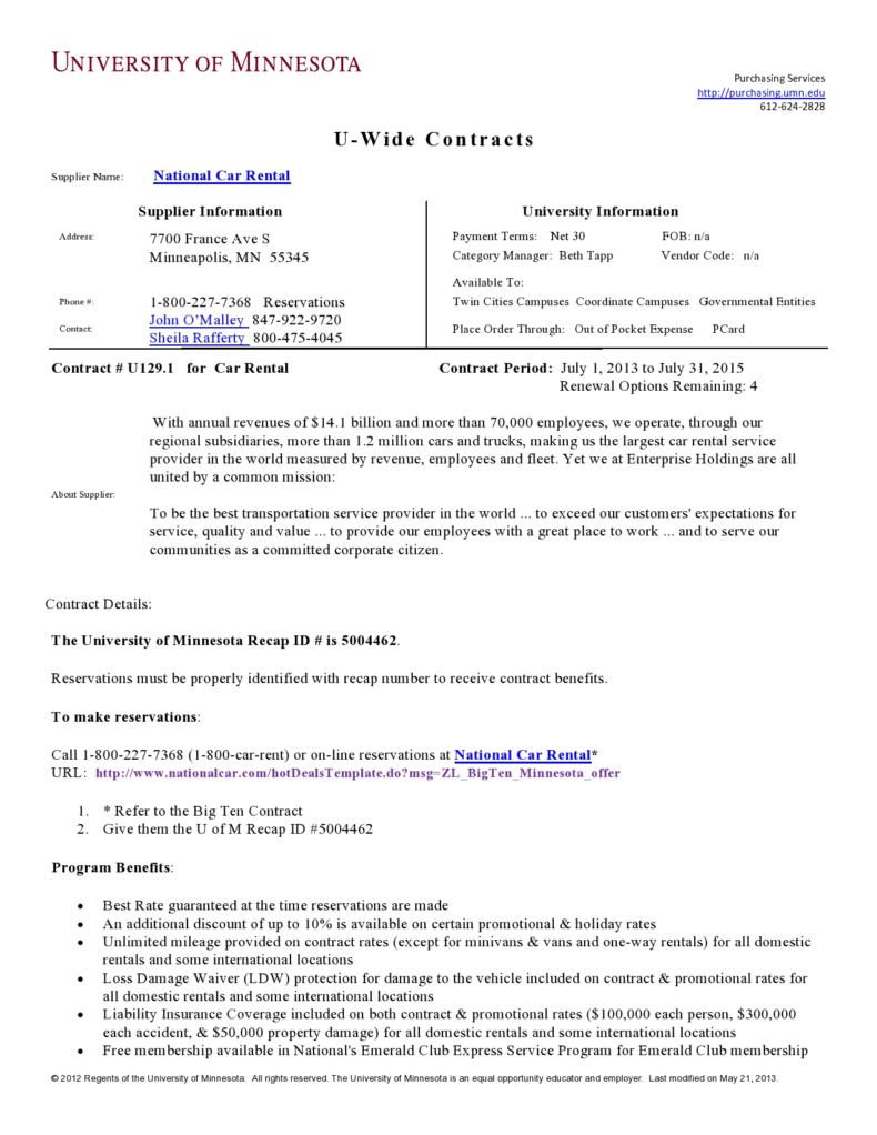 38 Free Car Rental Agreements [& Forms] ᐅ TemplateLab