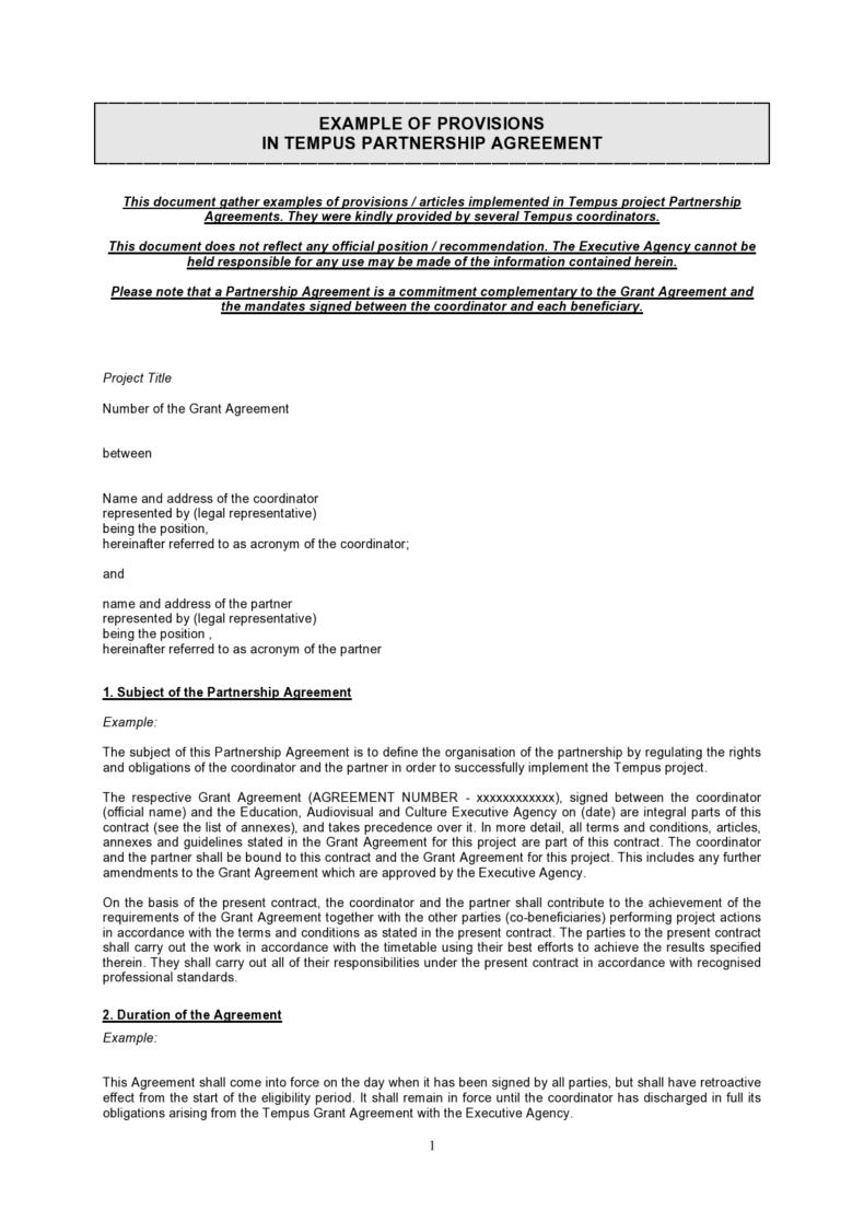 41 Perfect Letter of Agreement Templates ᐅ TemplateLab