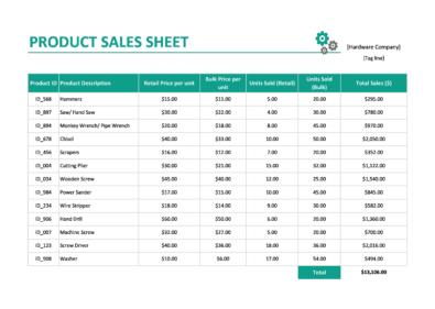 34 Product Sell Sheet Templates [Free] ᐅ TemplateLab