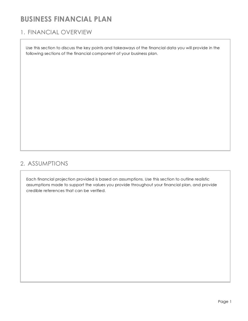 34 Simple Financial Projections Templates (Excel,Word)