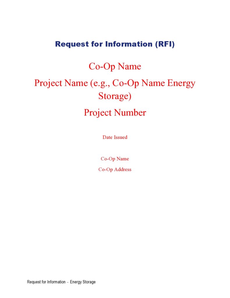 45 FREE Request For Information (RFI) Templates & Forms