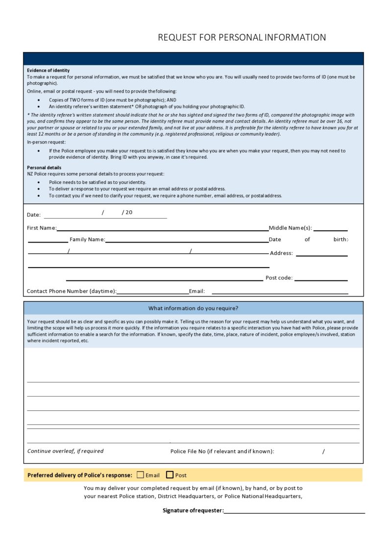 45 FREE Request For Information (RFI) Templates & Forms