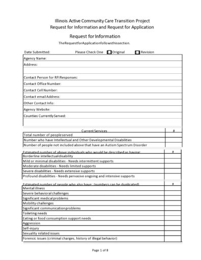 45 FREE Request For Information (RFI) Templates & Forms