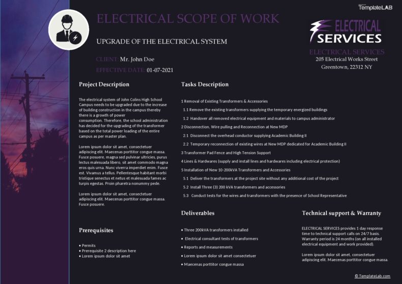 40 Ready-to-use Scope of Work Templates & Examples