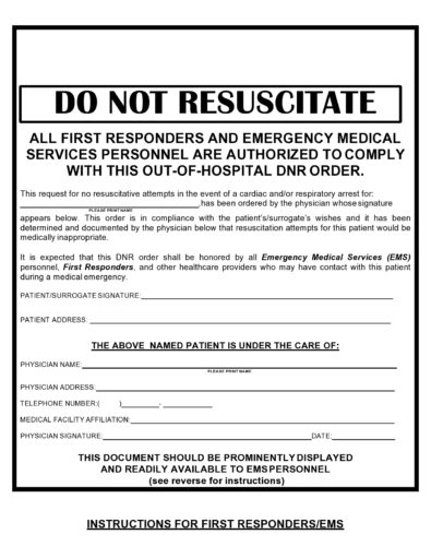 43 Printable Do Not Resuscitate Forms (All States) ᐅ TemplateLab