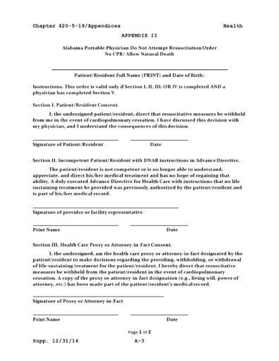 43 Printable Do Not Resuscitate Forms (All States) ᐅ TemplateLab