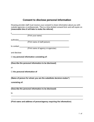 41 Free Personal Information Forms [& Templates] ᐅ TemplateLab