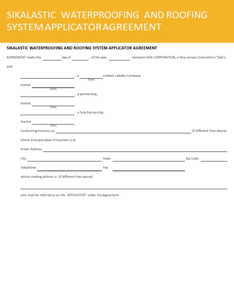 29 Professional Roofing Contract Templates (FREE) ᐅ TemplateLab